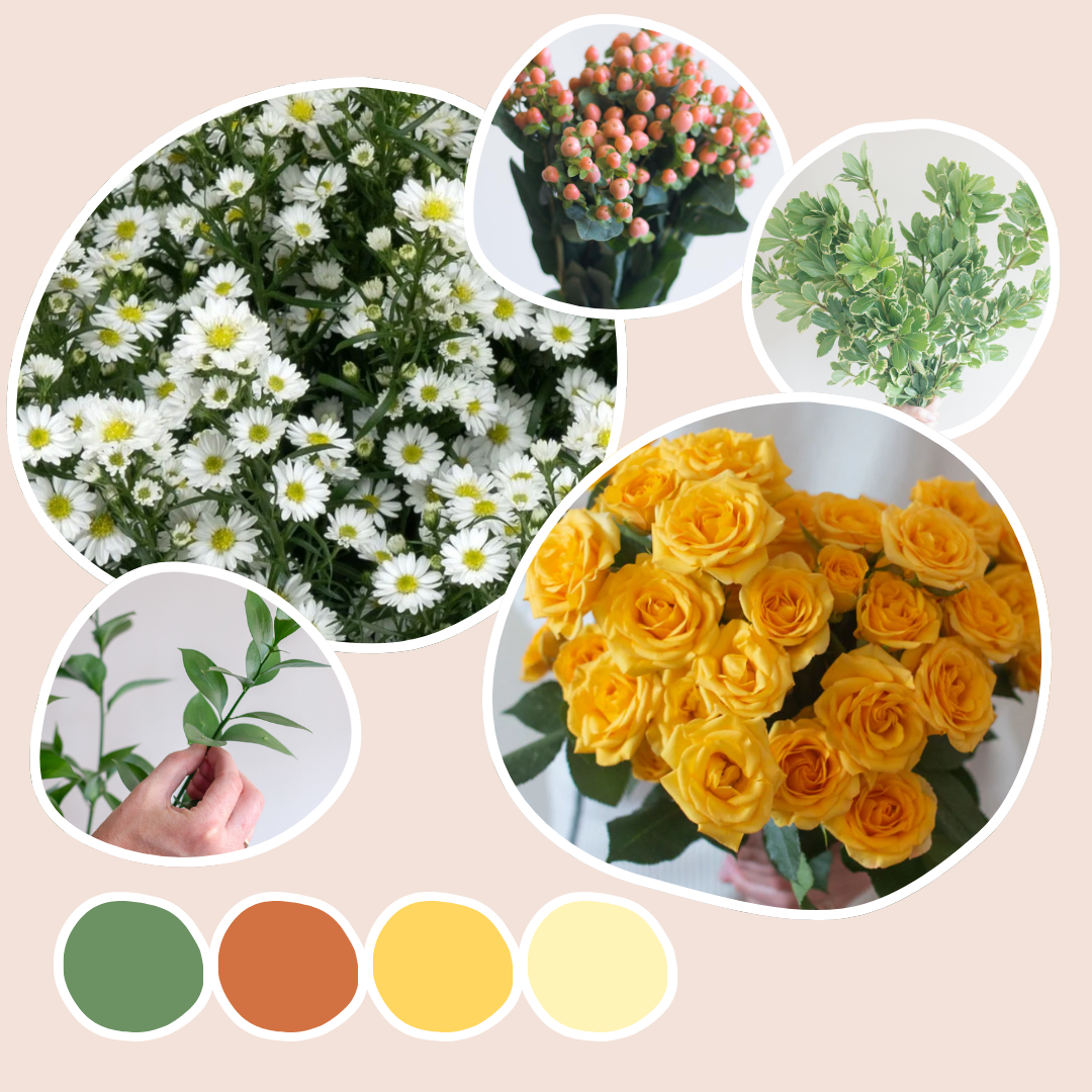 Wildflower Mixed Box – Citrus Grove | Flower Moxie Bulk Flowers