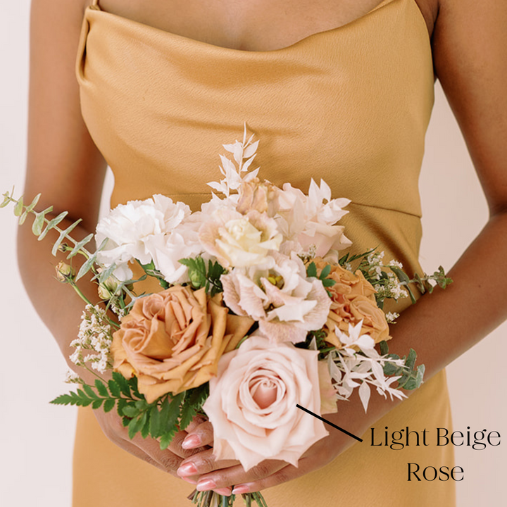 Beige Roses | Fresh DIY Wedding Flowers | Flower Moxie