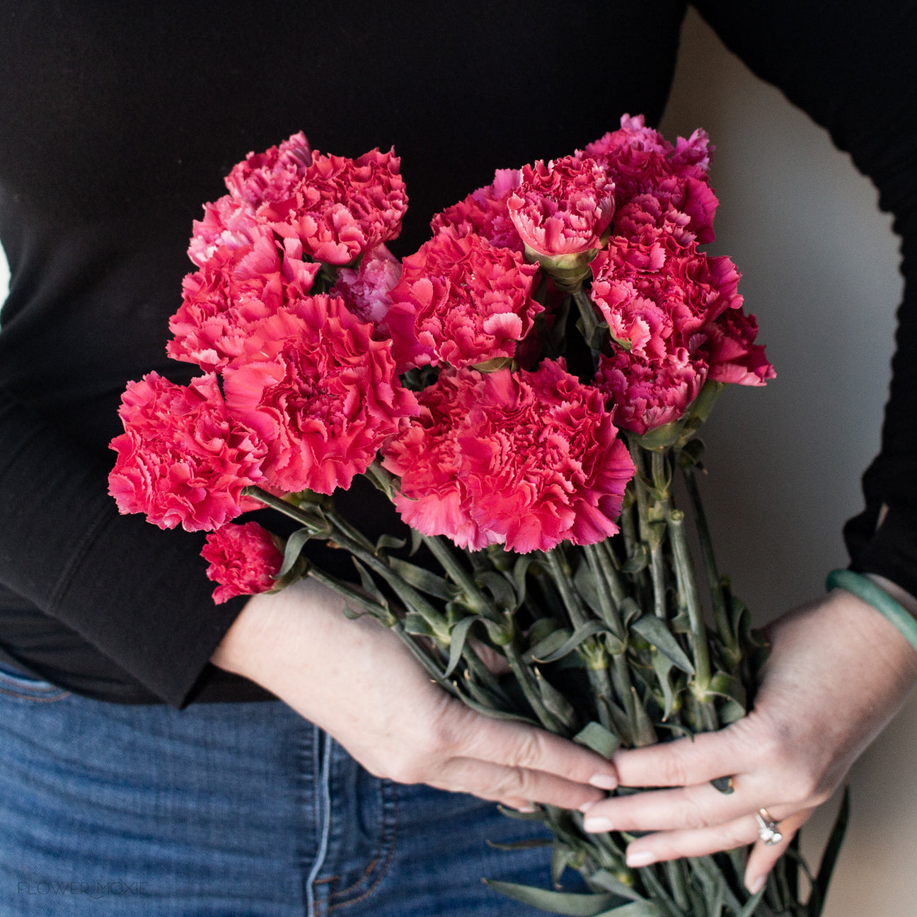 Dark Pink Carnations | Fresh DIY Wedding Flowers | Flower Moxie