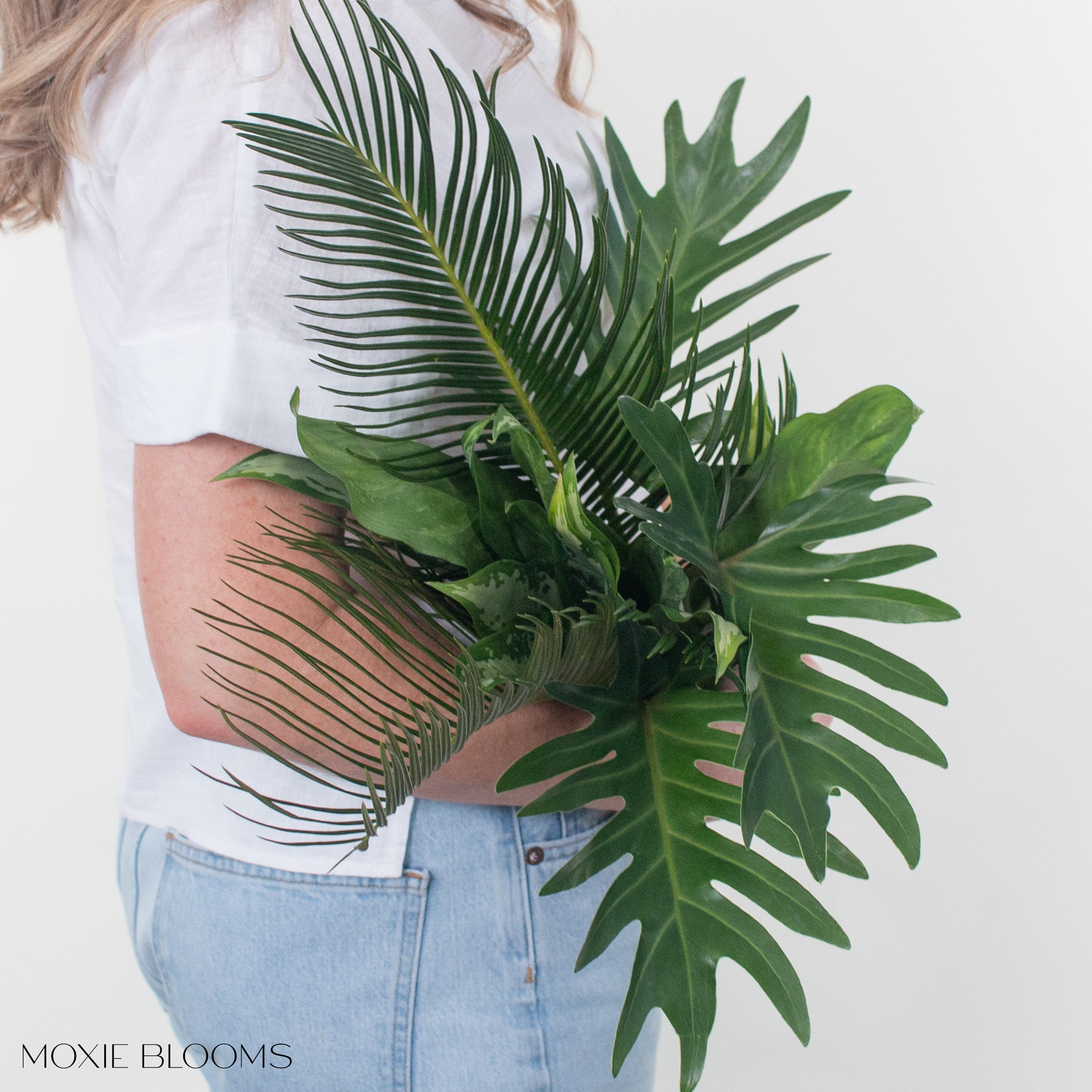 Tropical Leaf Lust Bouquets | Flower Moxie | DIY Flowers