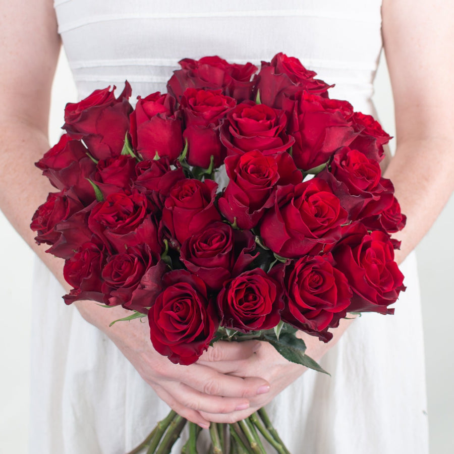 Red Explorer Rose | Fresh DIY Wedding Flowers | Flower Moxie