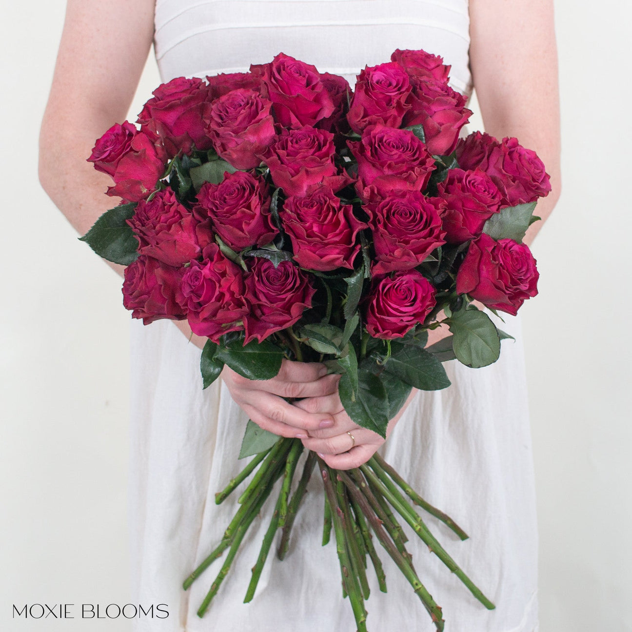 Burgundy Venturoso Roses | Flower Moxie - DIY Flowers & Free Shipping