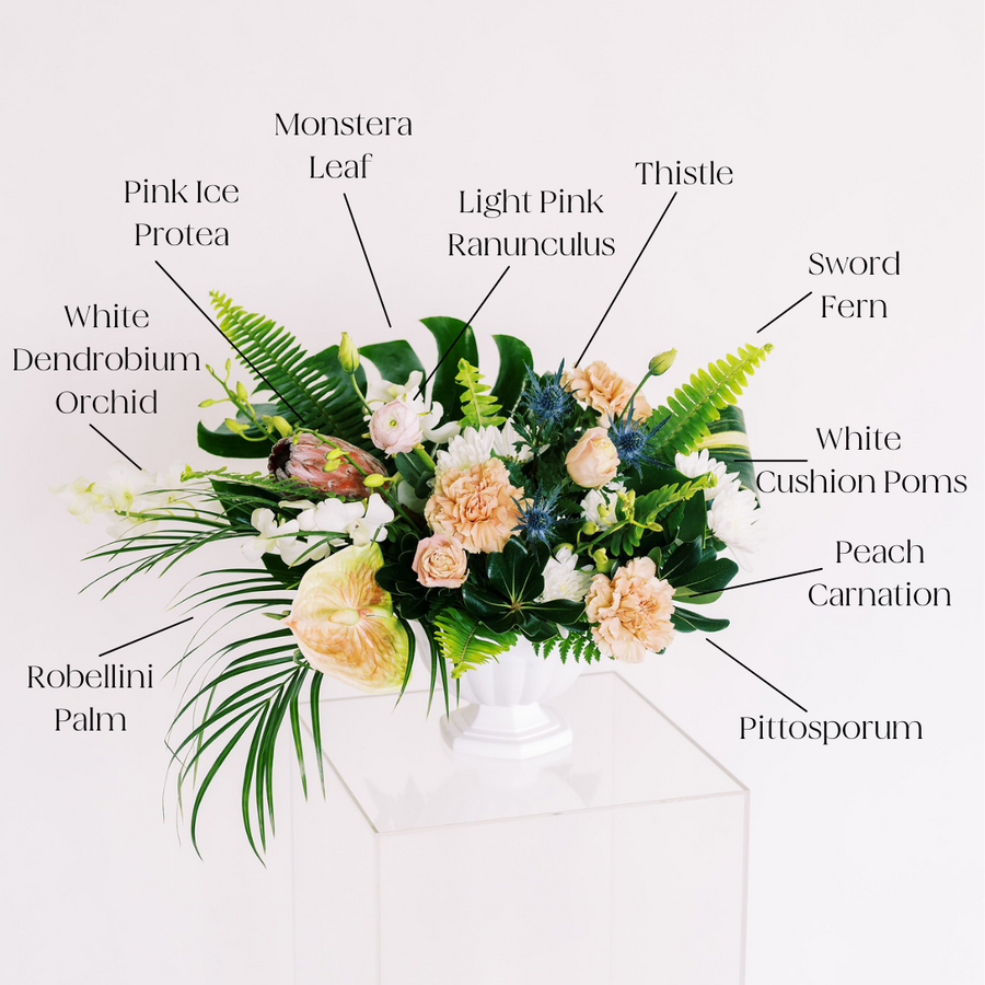 White Cushion Pom Flower | DIY Wedding Flowers | Flower Moxie