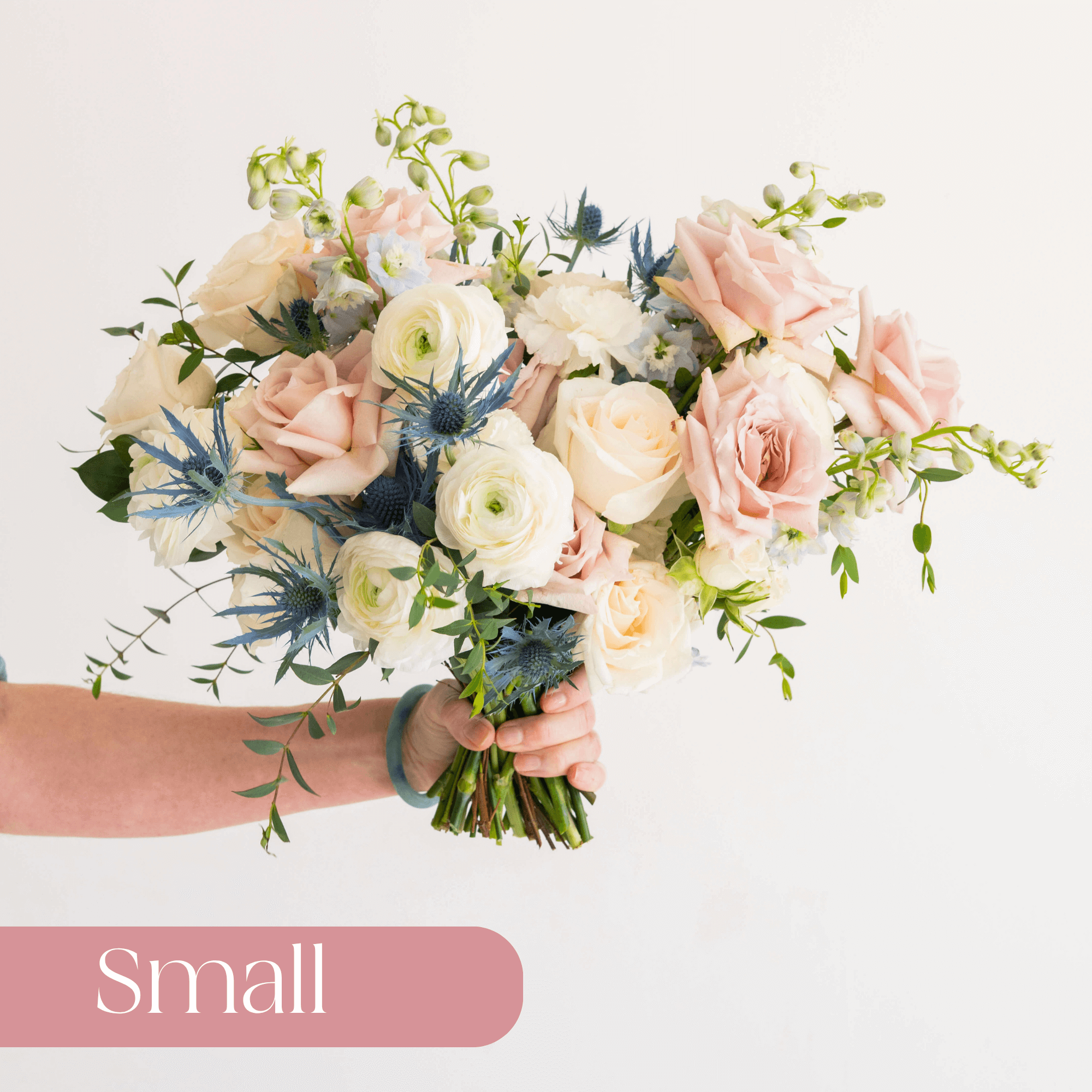 Dusty Blush & Blue Premade - Small Package | Flower Moxie DIY