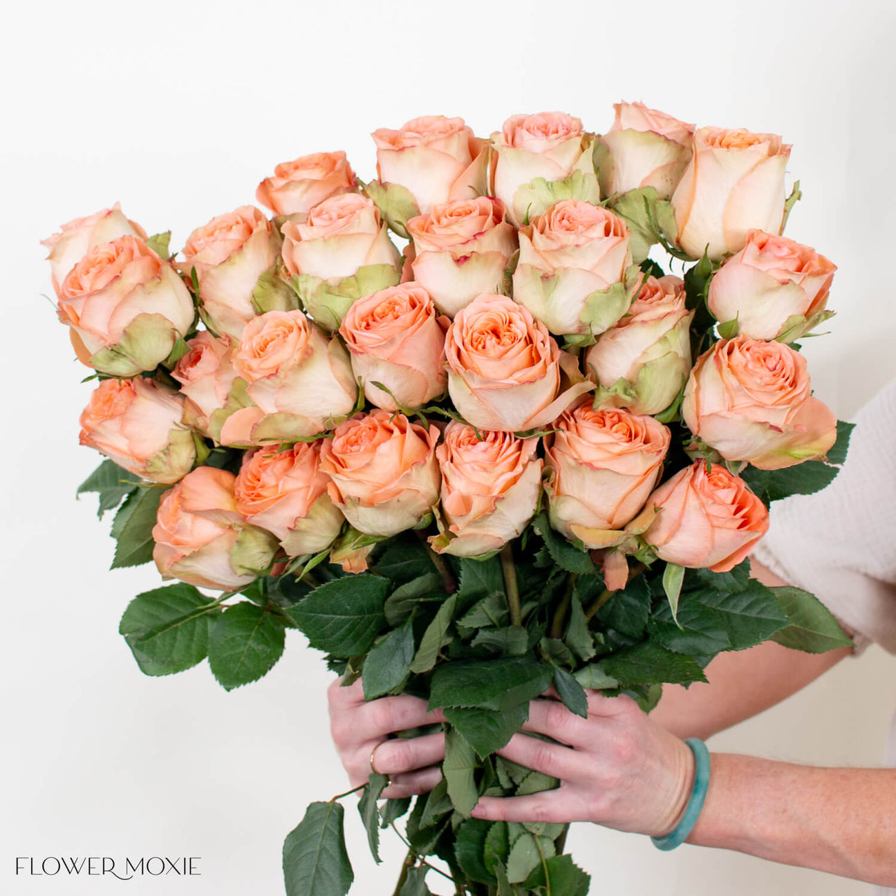 Peach Country Home Roses | Fresh DIY Wedding Flowers – Flower Moxie