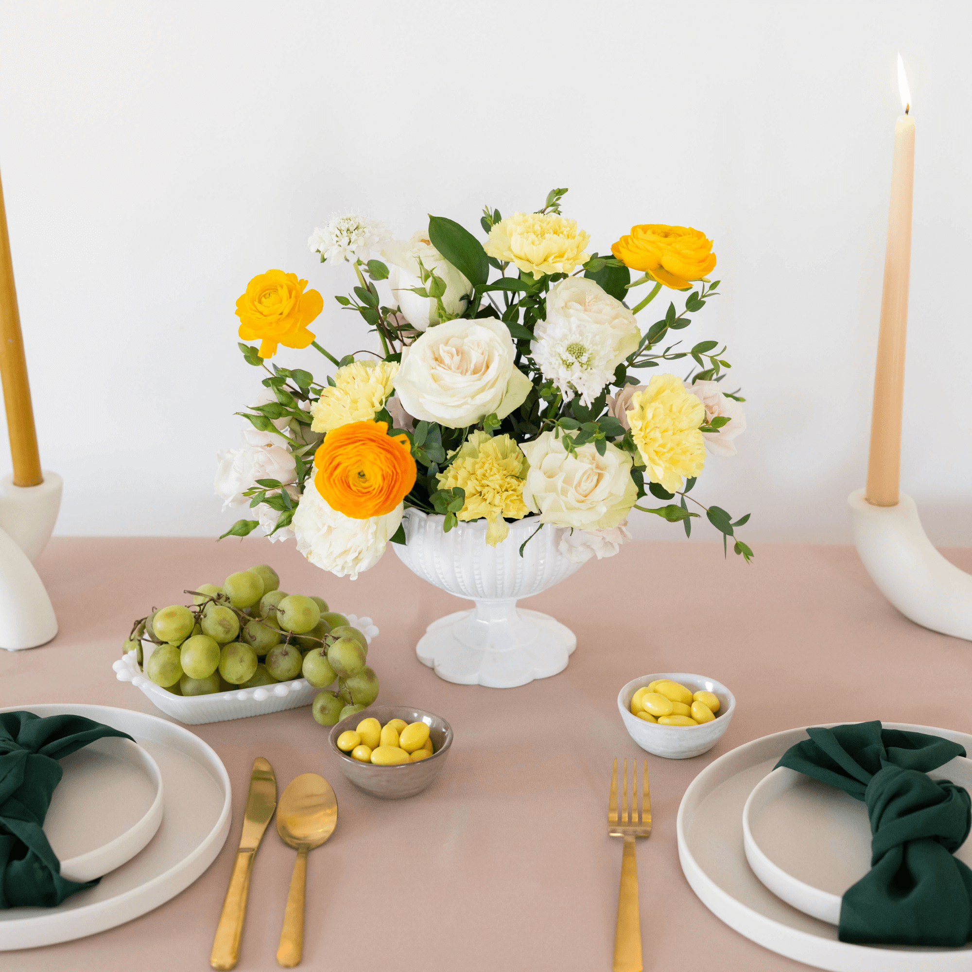 Citrine Premade - Centerpiece | Flower Moxie DIY Wedding Flowers