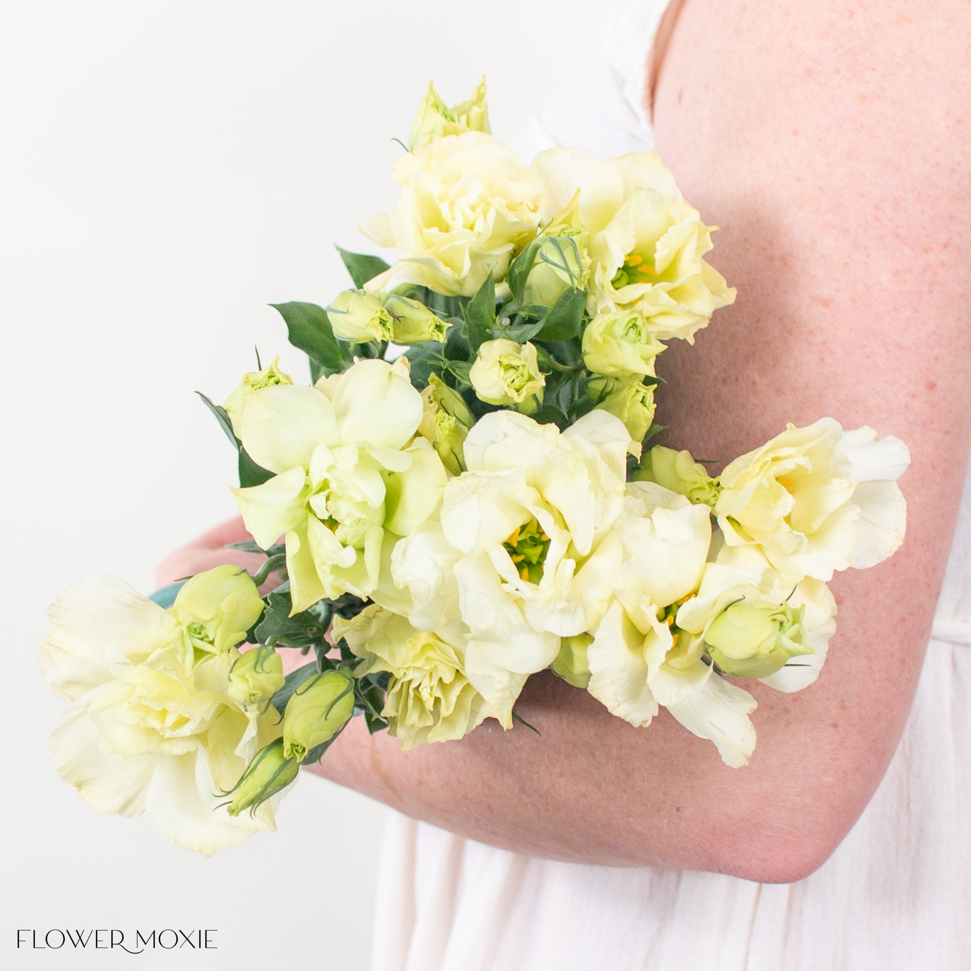 Cream Lisianthus Flower | DIY Wedding Flowers | Flower Moxie