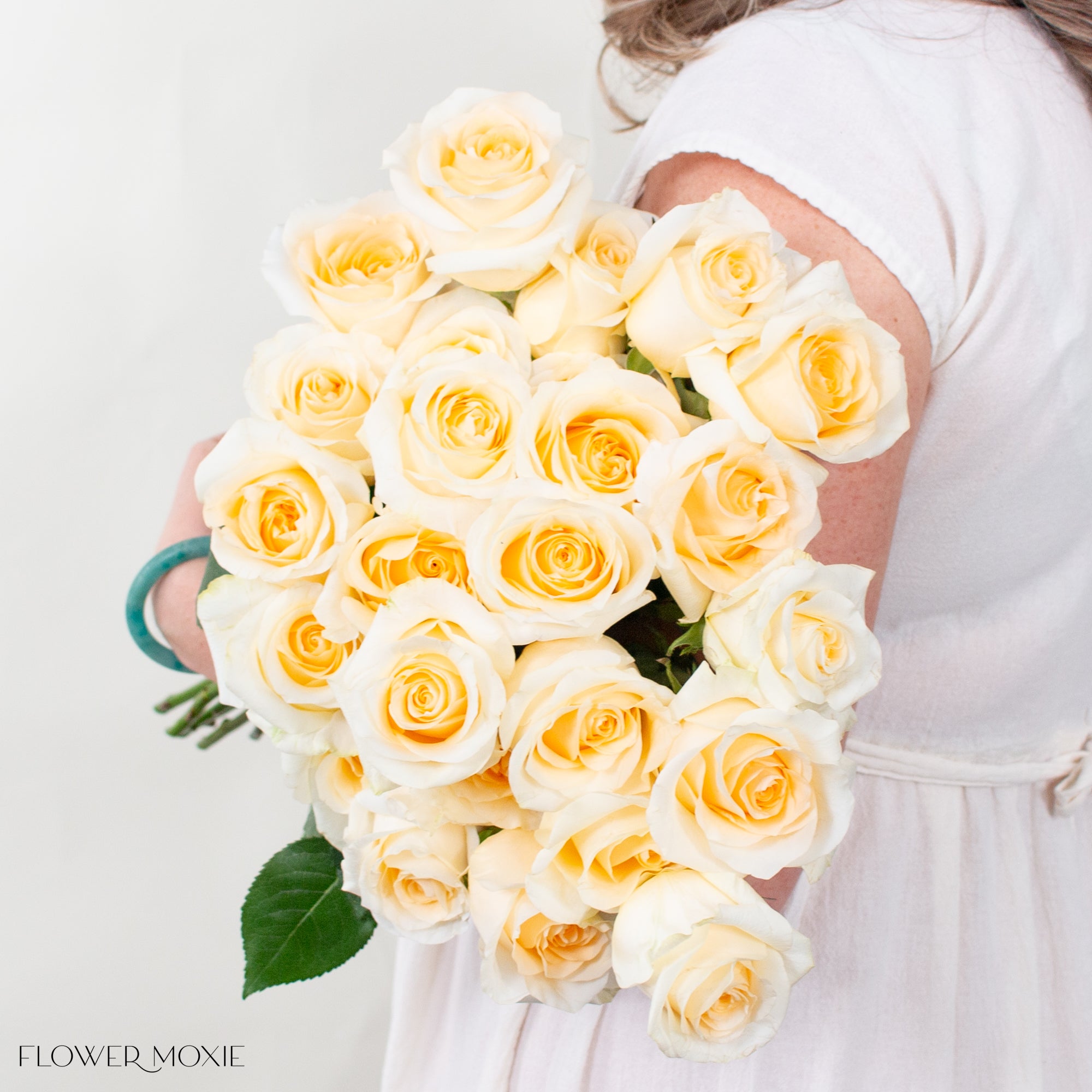 Butter Yellow Crème de la Crème Rose | DIY Wedding Flowers – Flower Moxie