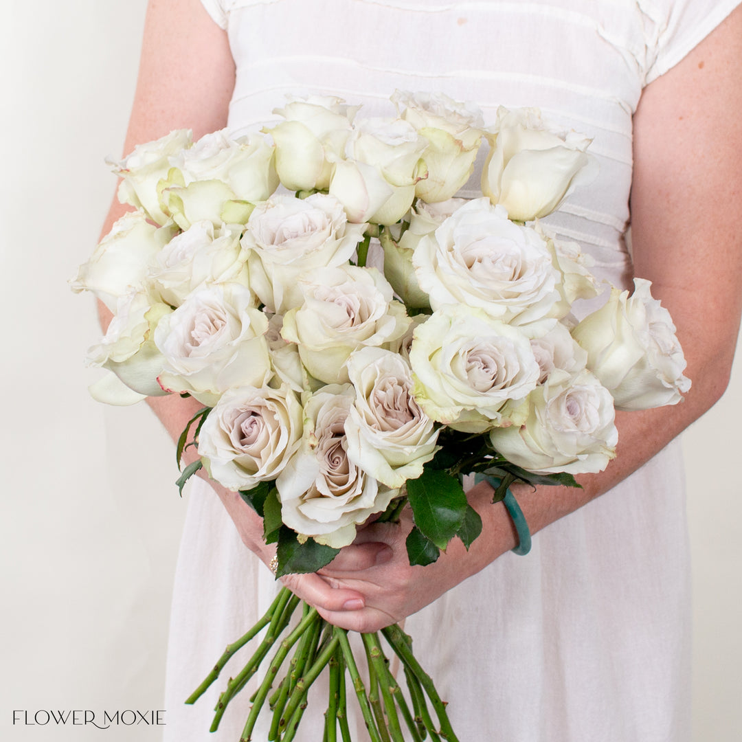 Early Grey Roses | Bulk Fresh DIY Wedding Flowers | Flower Moxie