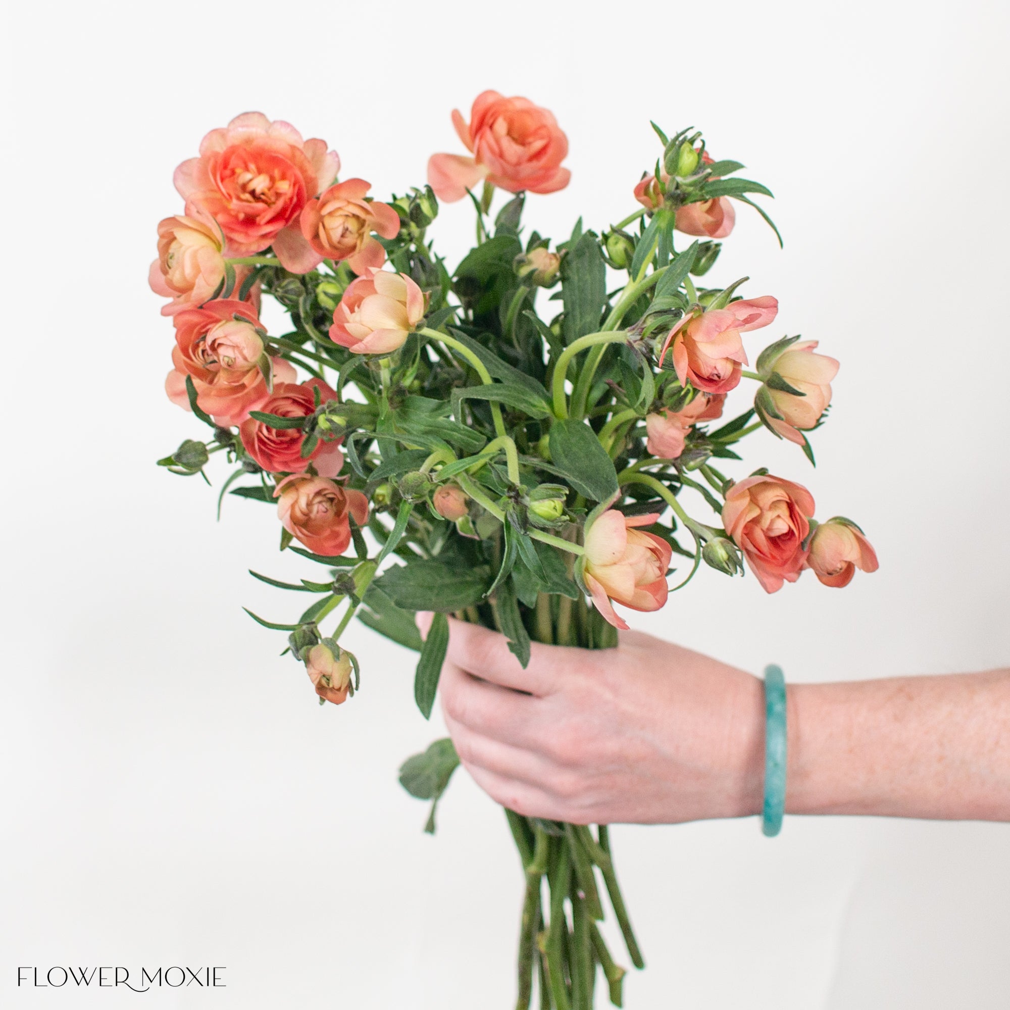 Peach Butterfly Ranunculus | Flower Moxie DIY Wedding Flowers