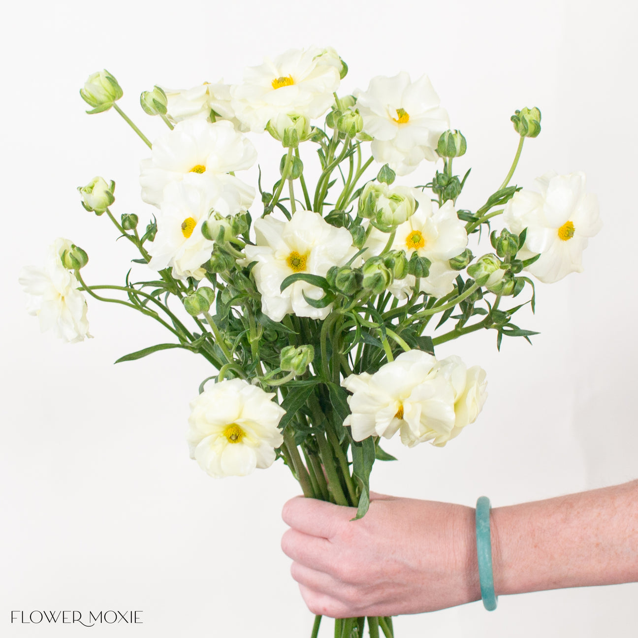 White Butterfly Ranunculus | Flower Moxie DIY Wedding Flowers
