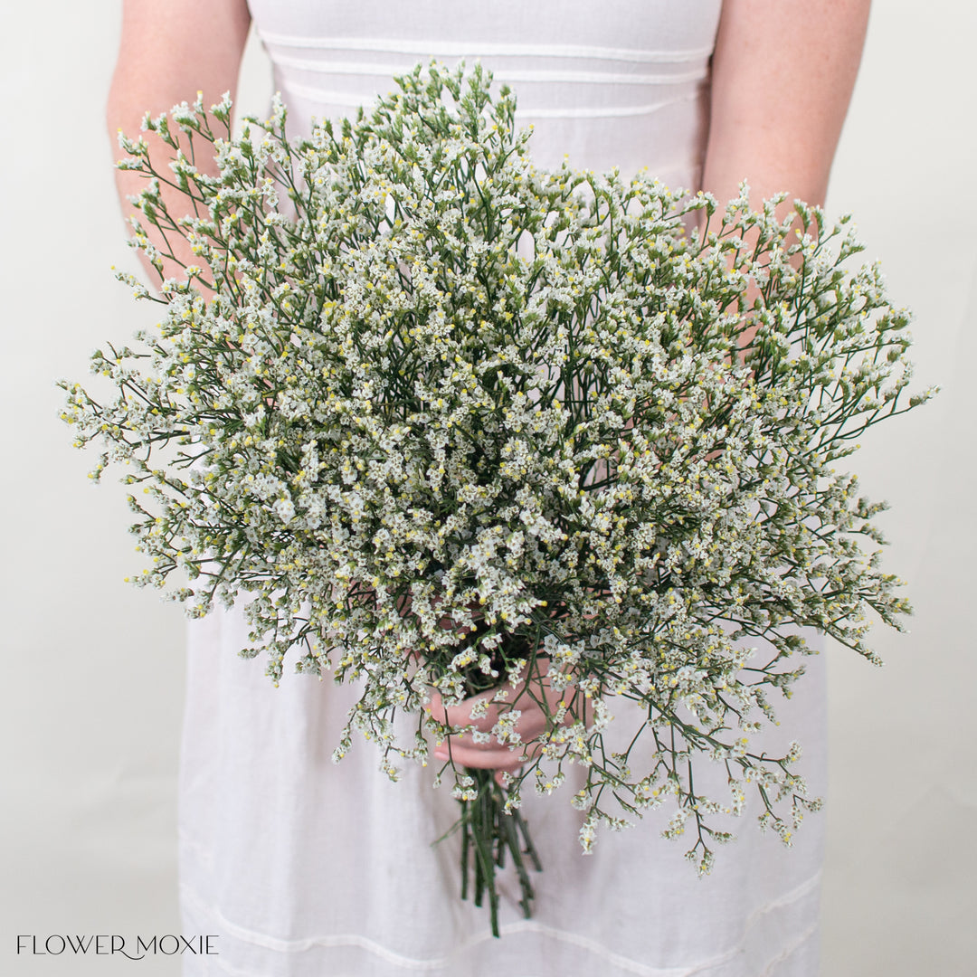 White Limonium | DIY Wedding Flowers | Flower Moxie
