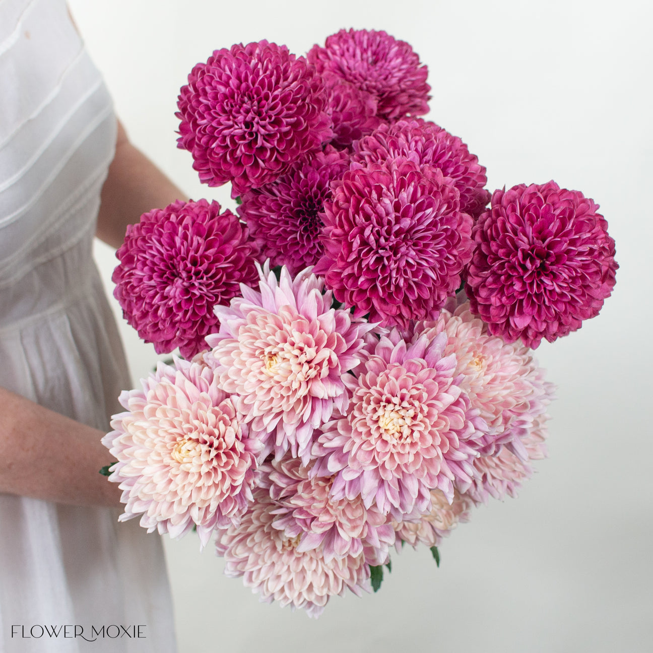 Peachy Pink and Berry Cremones Mixed Box | DIY Wedding Flowers – Flower ...