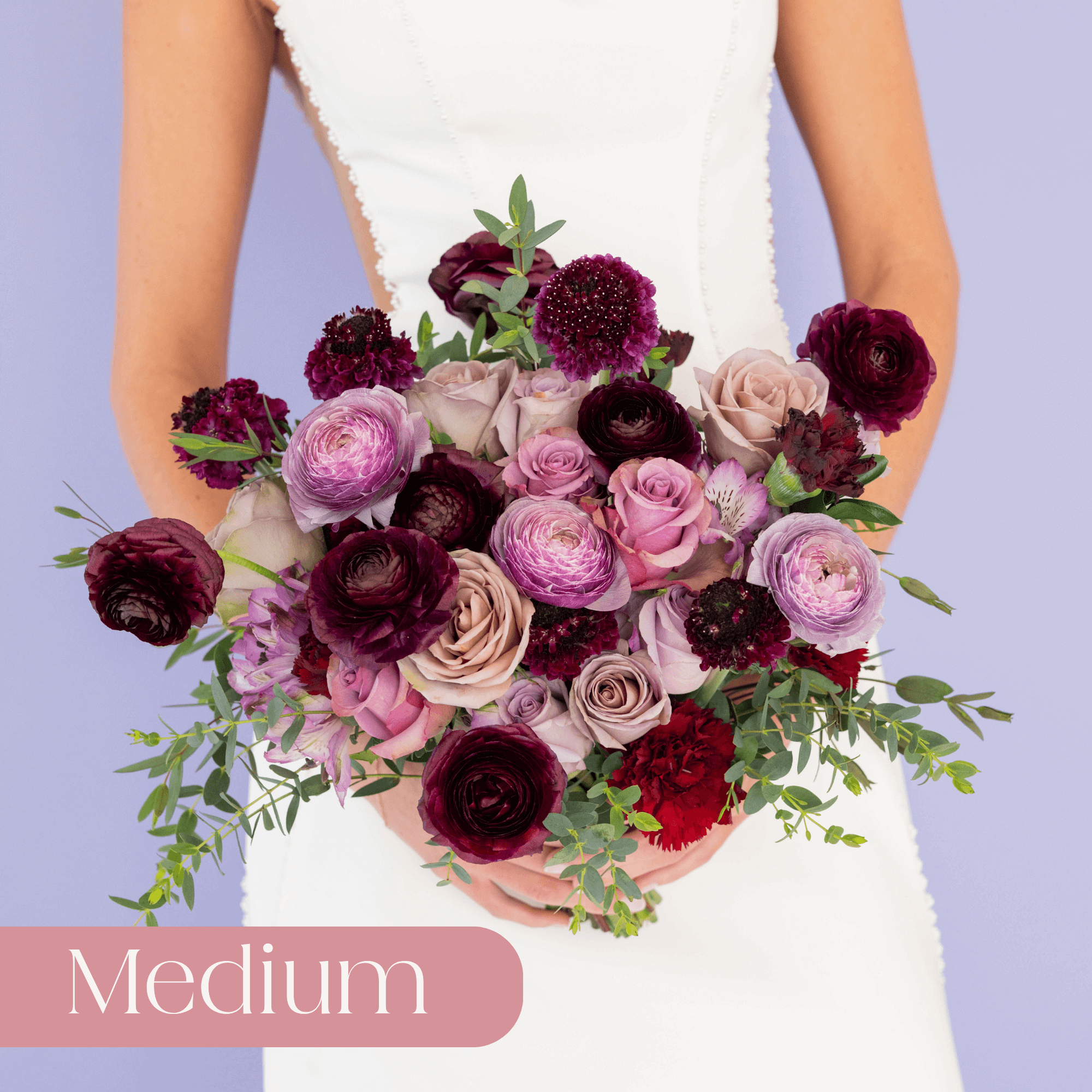 Moody Violet Premade - Medium | Flower Moxie DIY Wedding