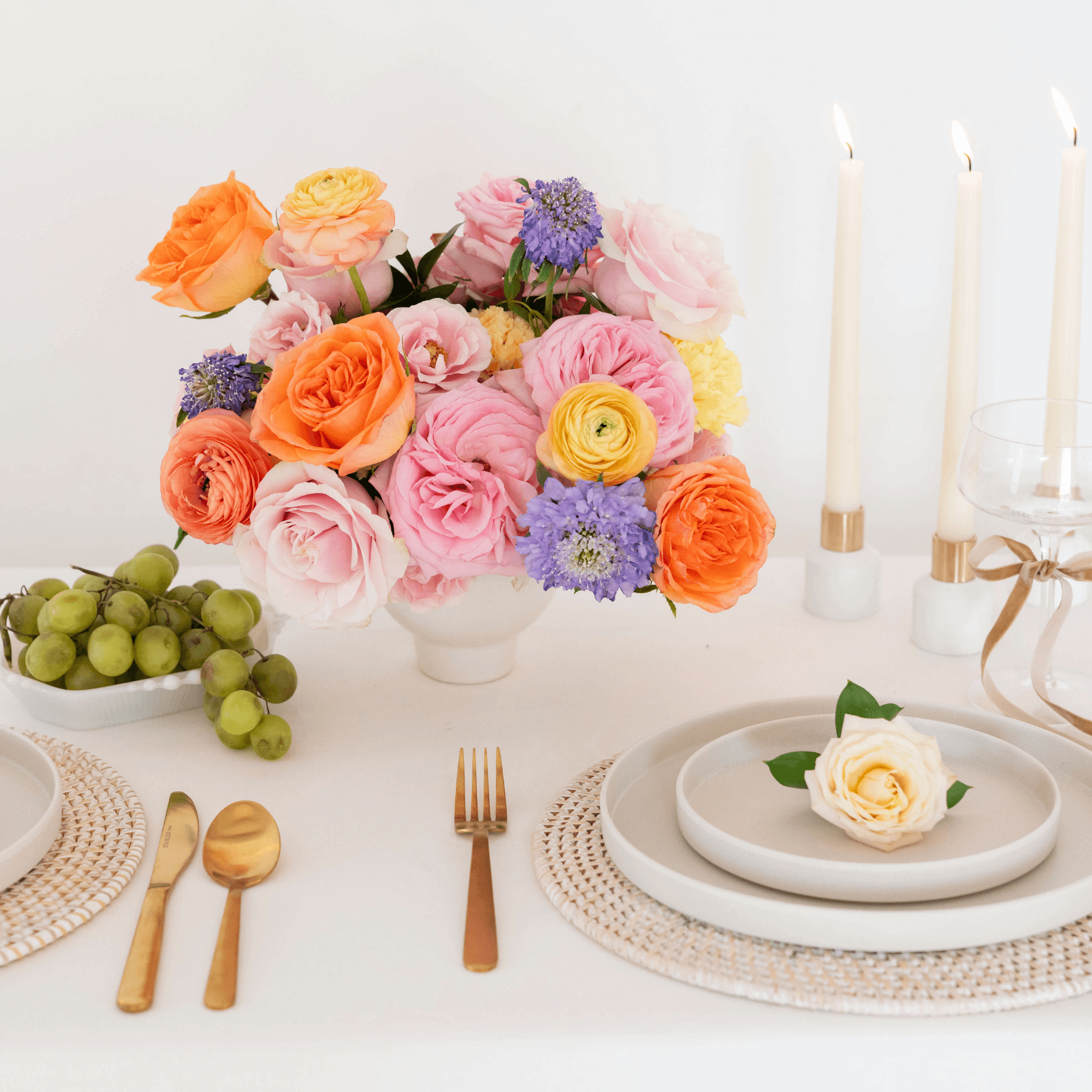 Pastels Premade - Centerpiece Package | Flower Moxie DIY Wedding