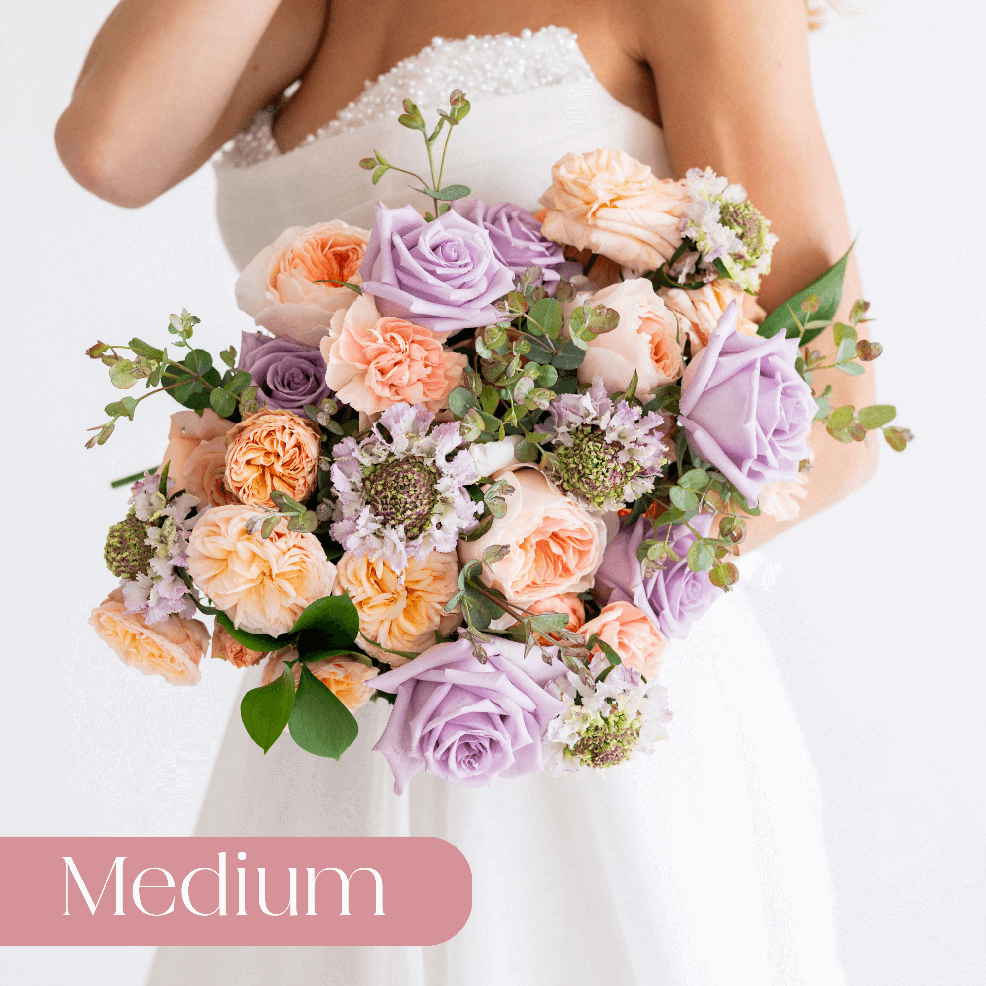 Peach & Lilac Premade - Medium Package | Flower Moxie DIY Wedding