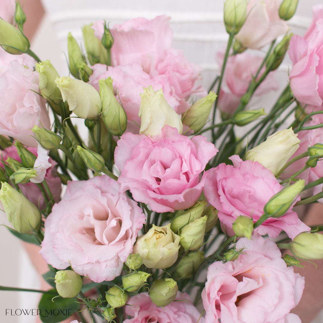 Pink Lisianthus Flower | DIY Wedding Flowers | Flower Moxie
