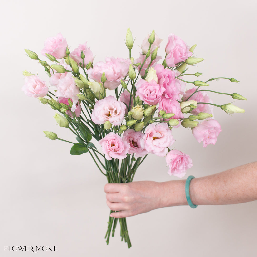 Pink Lisianthus Flower | DIY Wedding Flowers | Flower Moxie