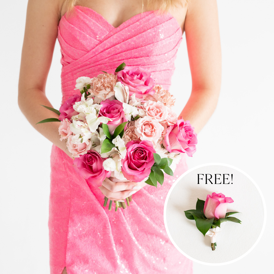 Premade Prom Bouquets - Assorted Colors | Flower Moxie | DIY Flowers