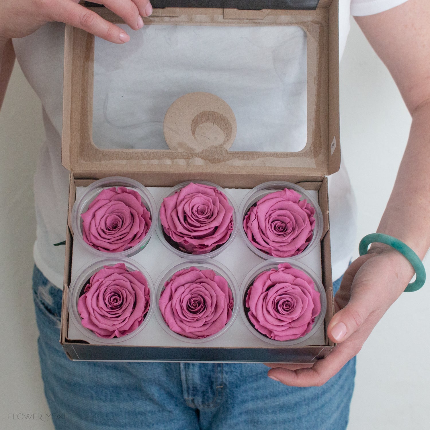 Preserved Roses in Violet Pink | Flower Moxie | DIY Wedding