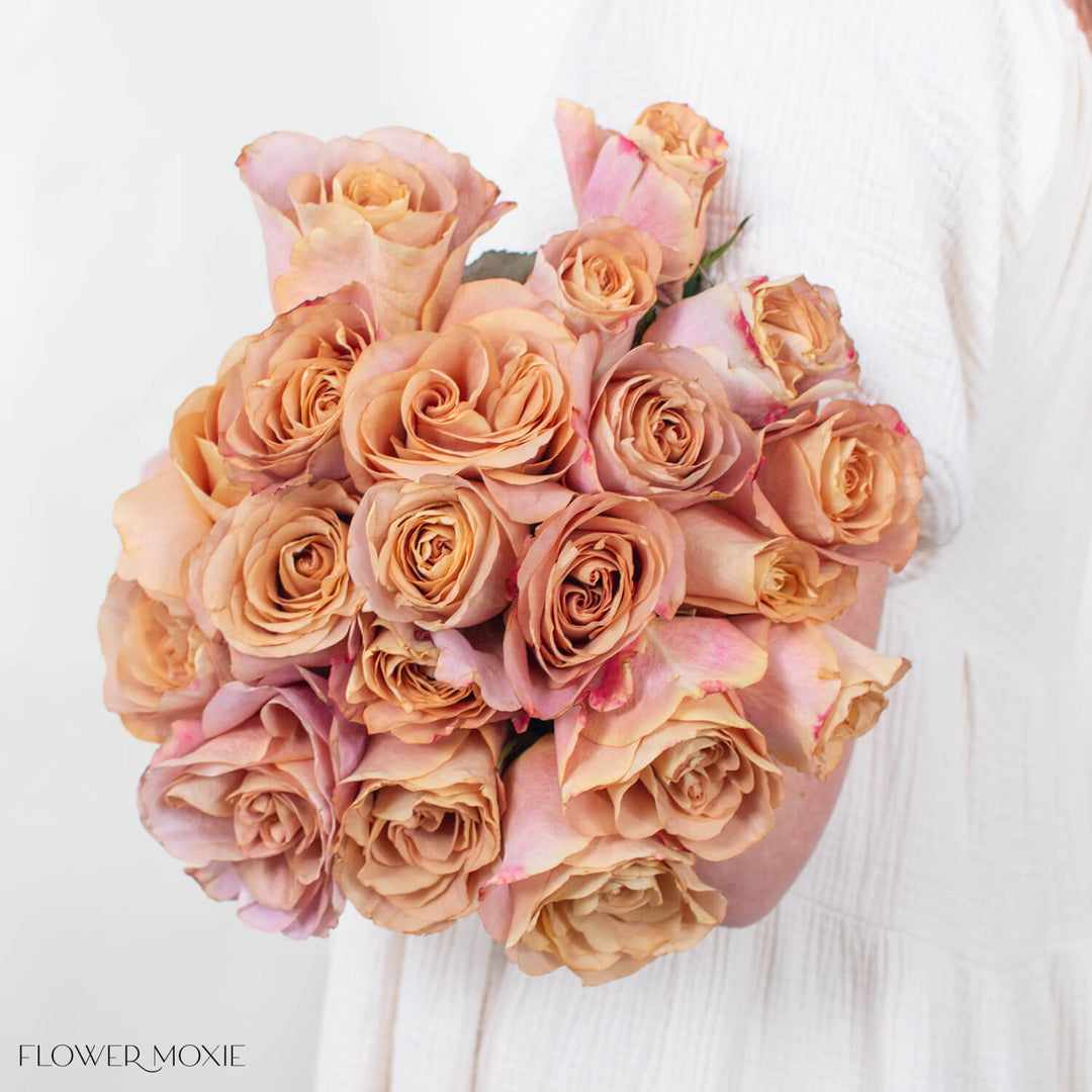 Golden Brown Symbol Rose | DIY Wedding Flowers | Flower Moxie
