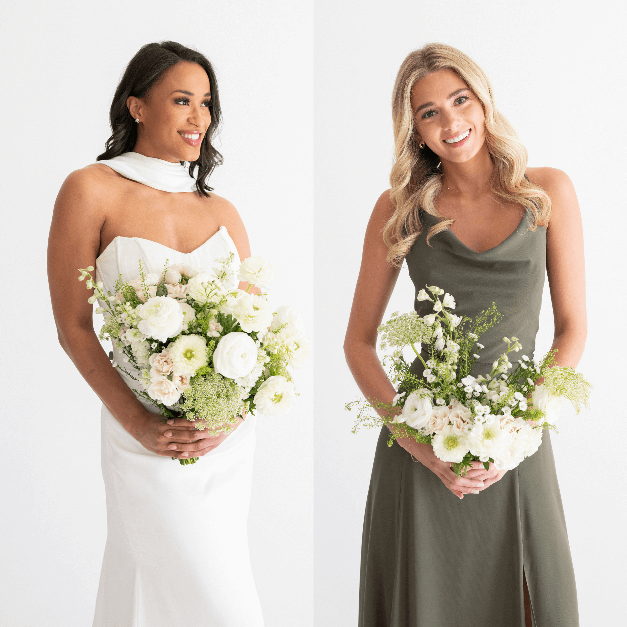 White Wildflower Premade - Bridal Package | Flower Moxie DIY