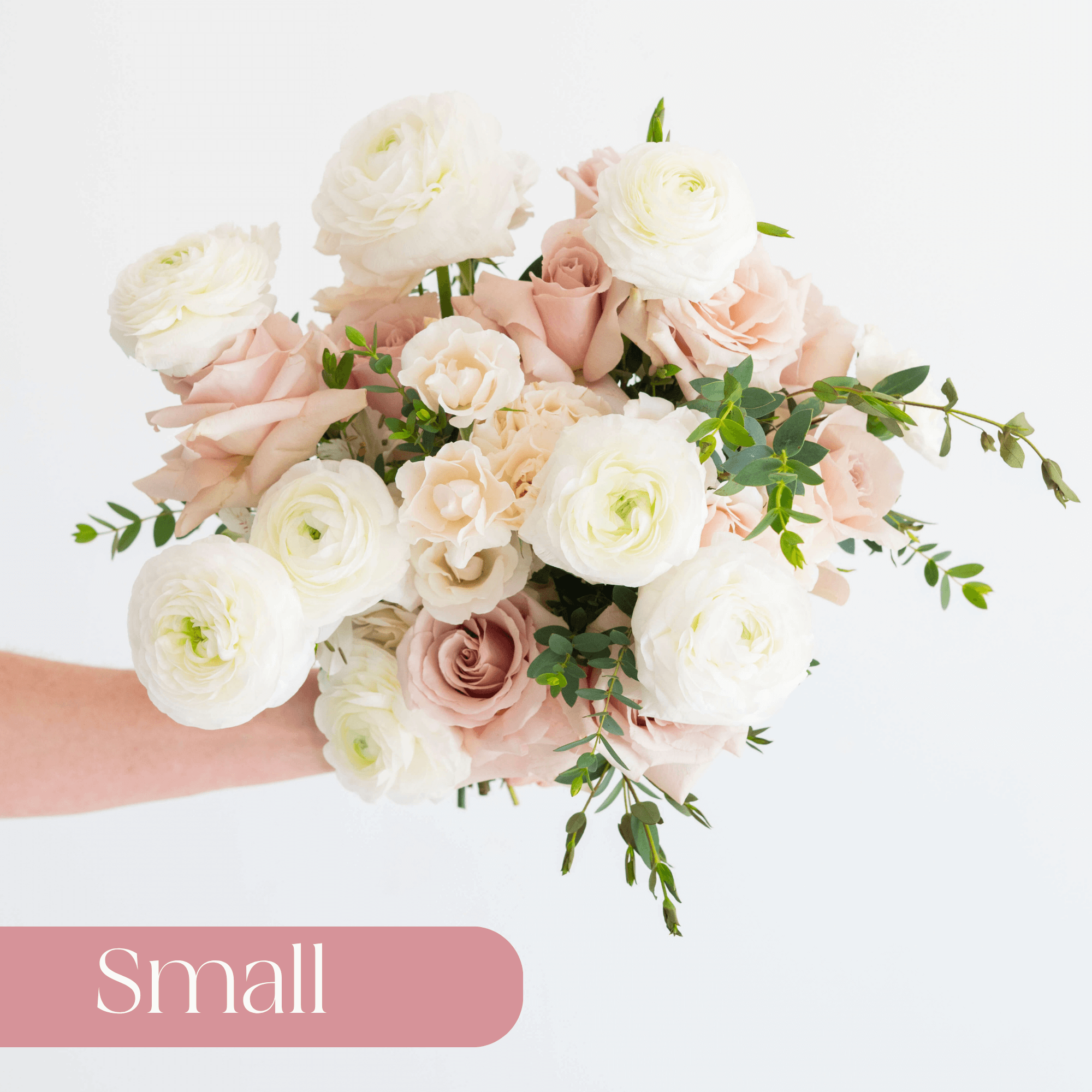 Dusty Rose and Cream Premade Plus - Small – Flower Moxie