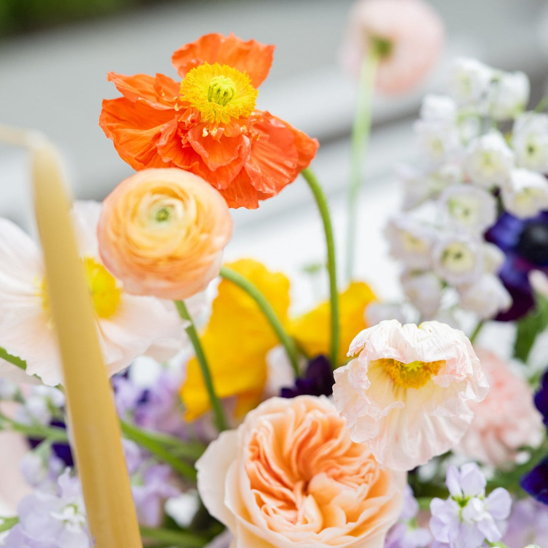 Assorted Poppy Flowers | Fresh DIY Wedding Flowers | Flower Moxie