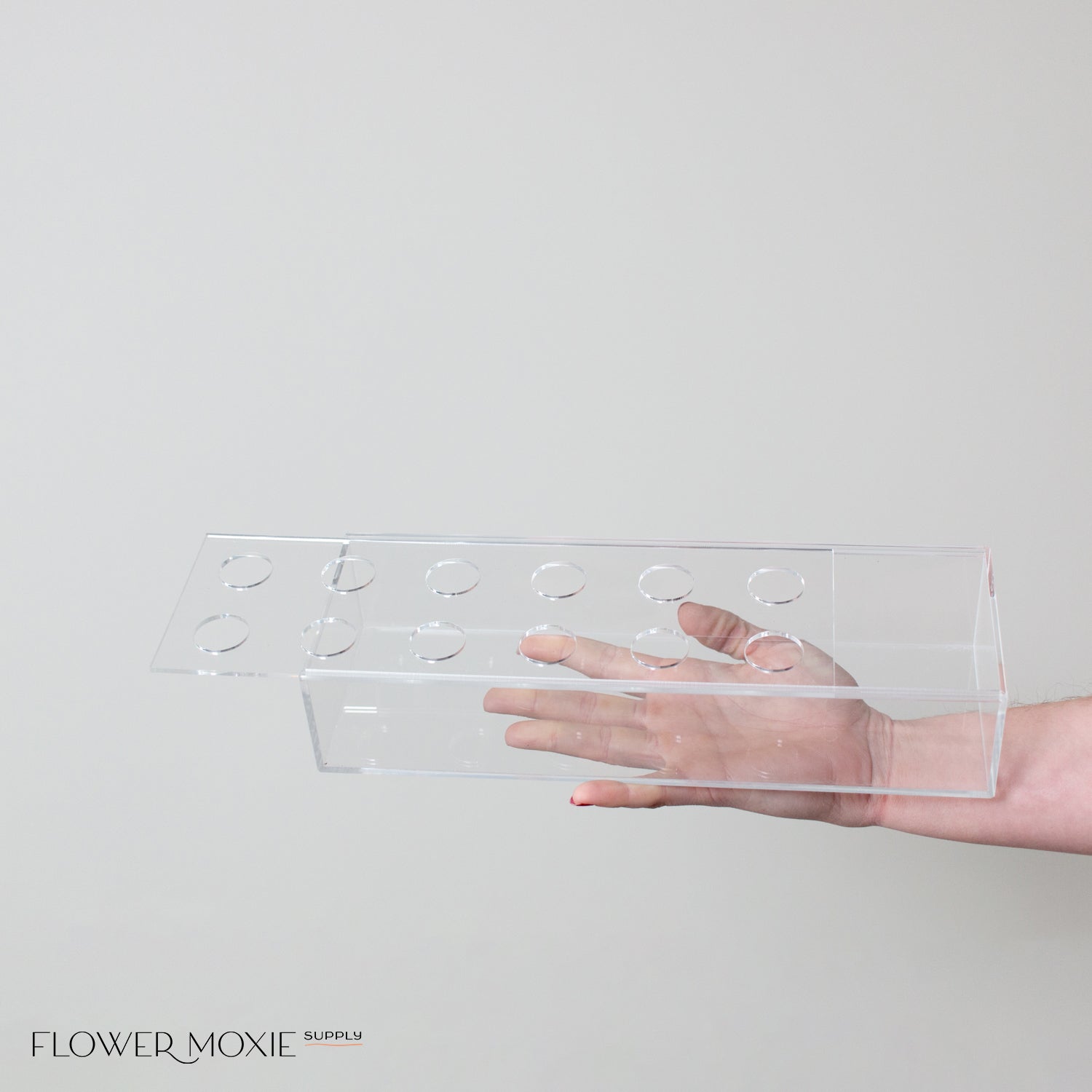 Small Rectangular Acrylic Floral Tray Runner| Foam Free Floristry ...