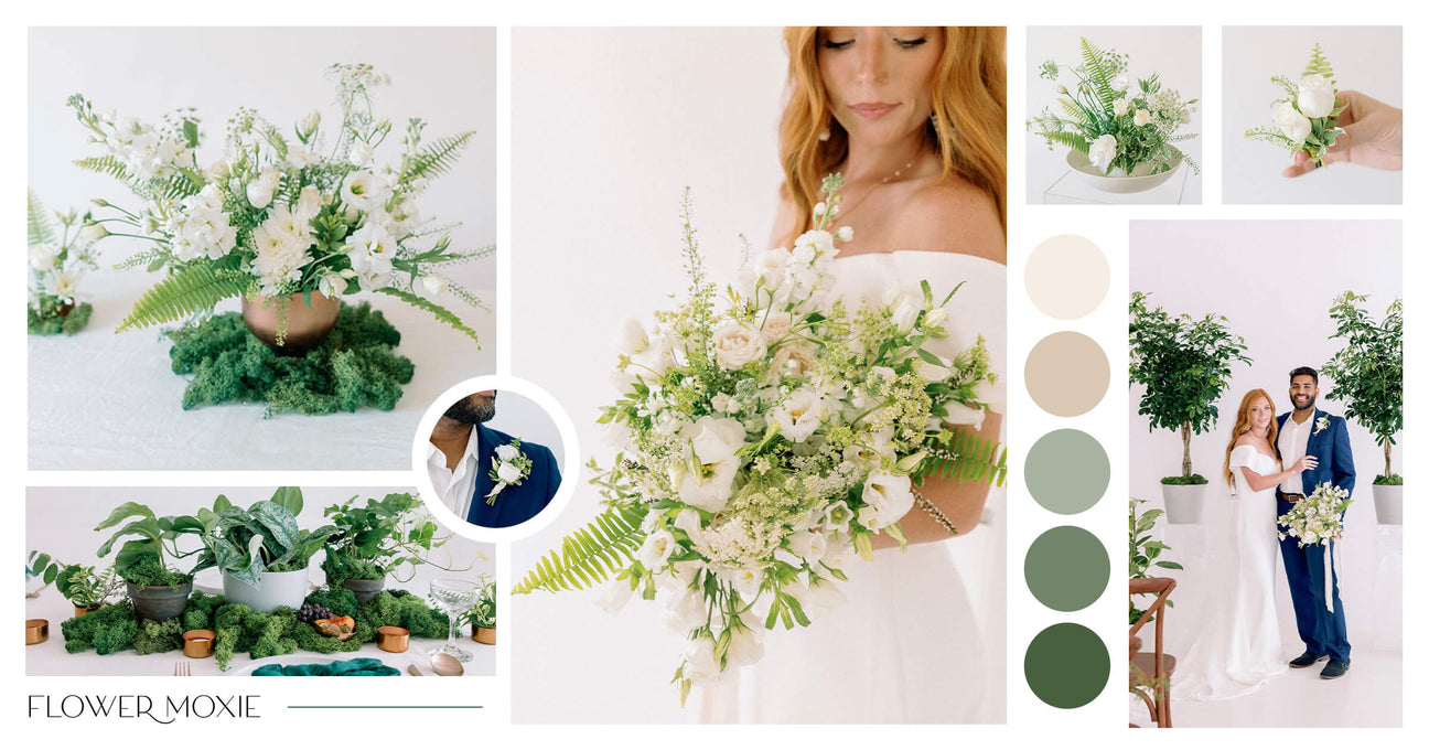 White Wildflower Whimsy Wedding Large | Flower Moxie DIY Flowers