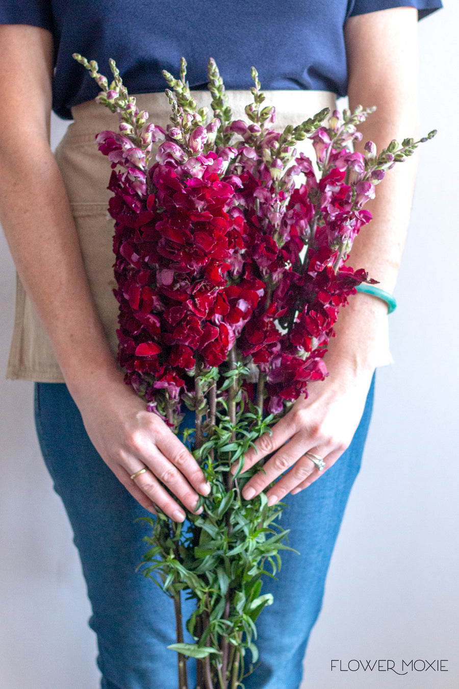 Burgundy Snapdragons | DIY Wedding Flowers | Flower Moxie