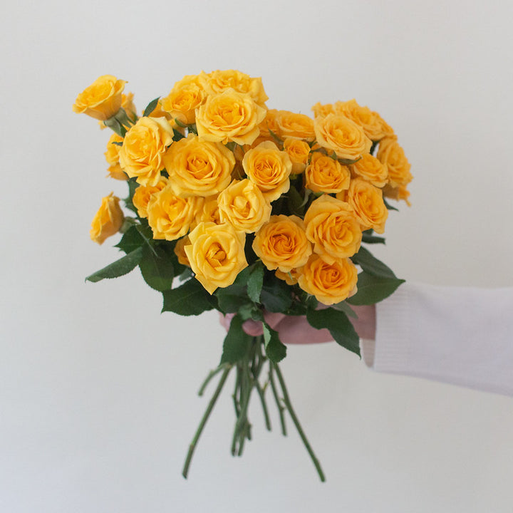 Yellow Spray Rose Flower | DIY Wedding Flowers | Flower Moxie
