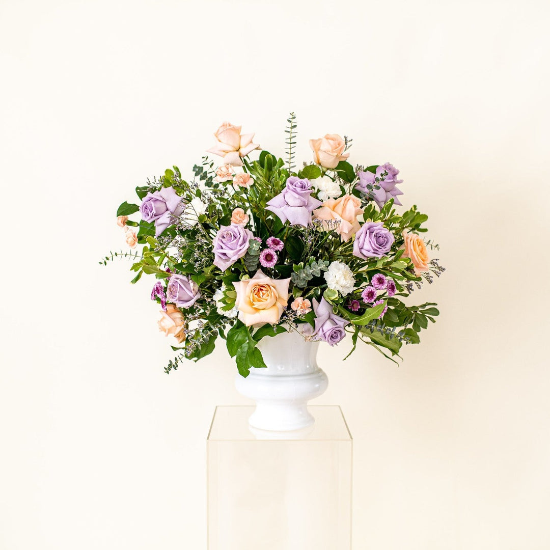 Peach and Lilac Ceremony Flowers | DIY Wedding Kit | Flower Moxie