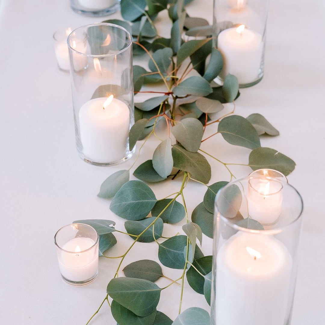Loose Eucalyptus Garland Table Runner | DIY Wedding Packages – Flower Moxie