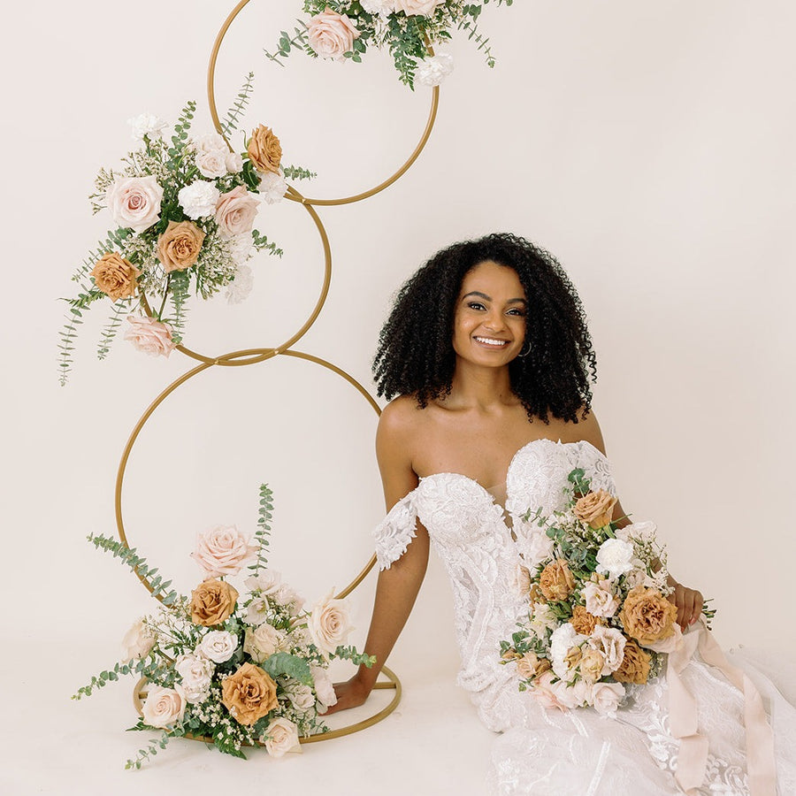 Canyon Rose Ceremony Flowers | DIY Wedding Flowers | Flower Moxie