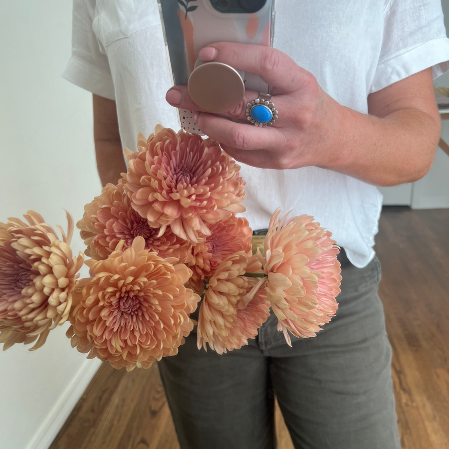 Peach Lynette Cremone Flower | DIY Wedding Flowers | Flower Moxie