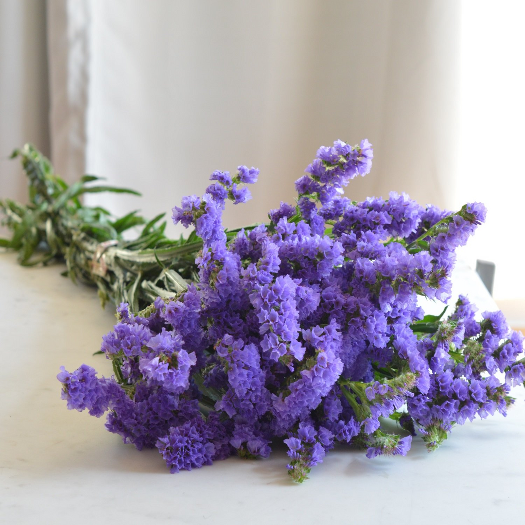 Blue Statice Flower | DIY Wedding Flowers | Flower Moxie